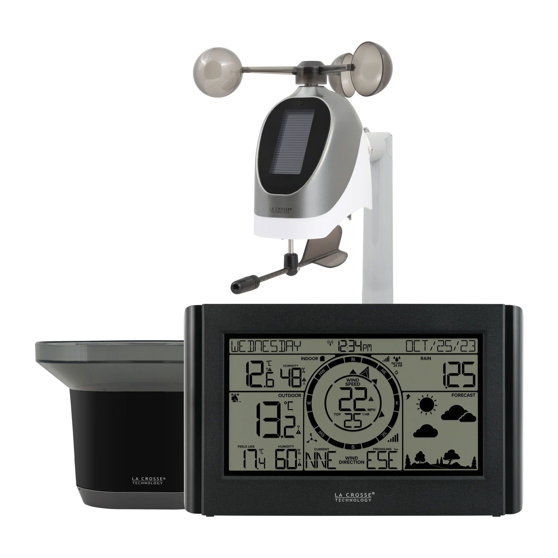 328-1414BW / 328-96087 La Crosse Professional B/W Weather Station ...