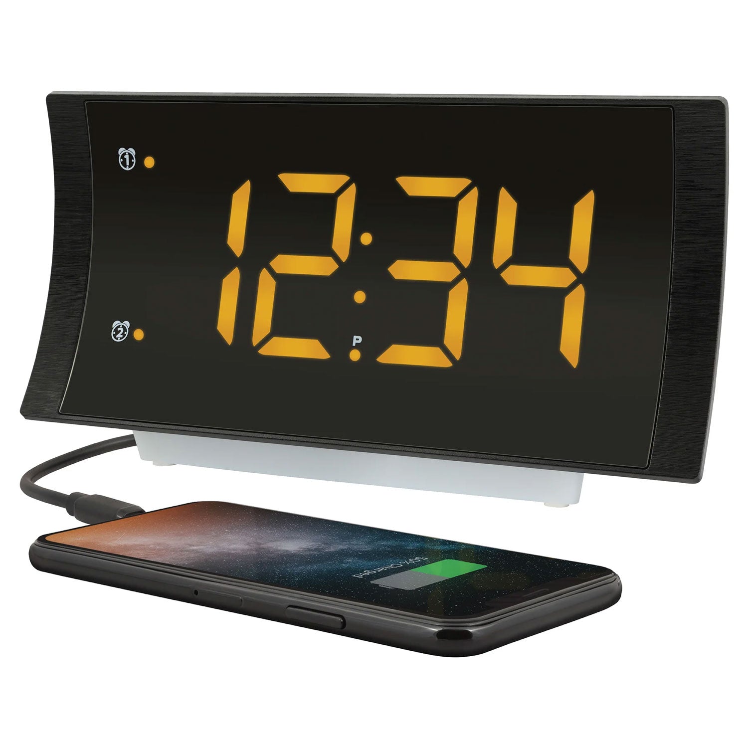 617-2410v3 Curved Digital Alarm Clock with FM Radio – TESA Electronics ...