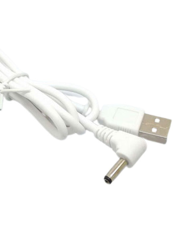 USB Plug to 3mm DC Plug 1.8m White Power Cable Lead – TESA Electronics ...